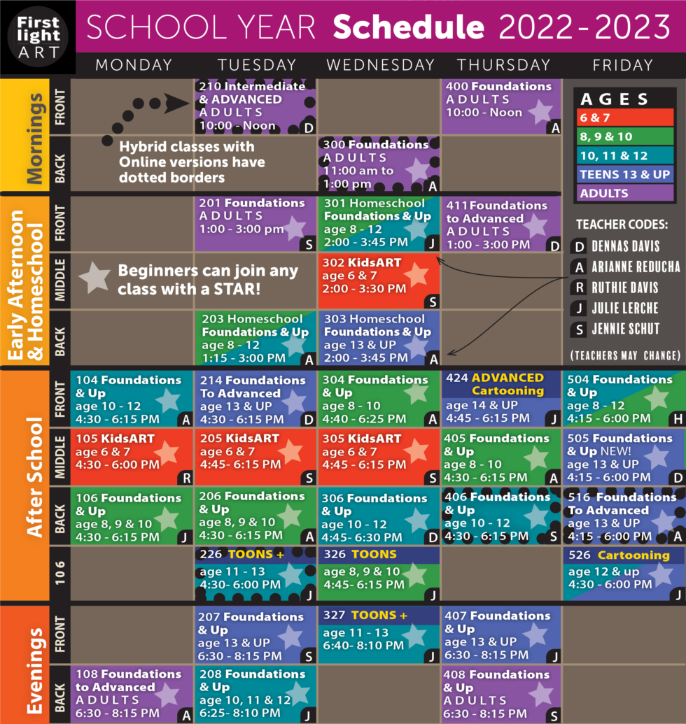 School Year Art | Firstlight